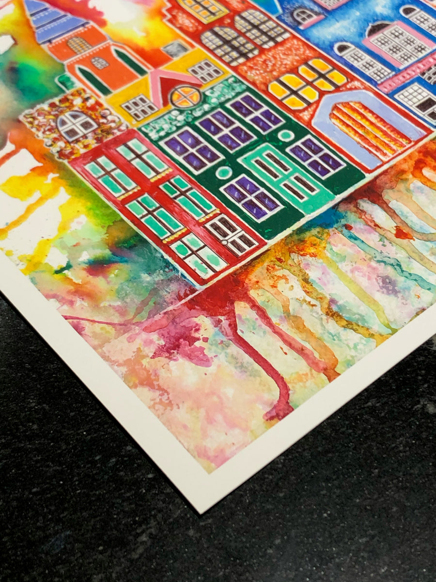 Laura Butcher Art | Nordic Street - Limited Edition Giclée Print